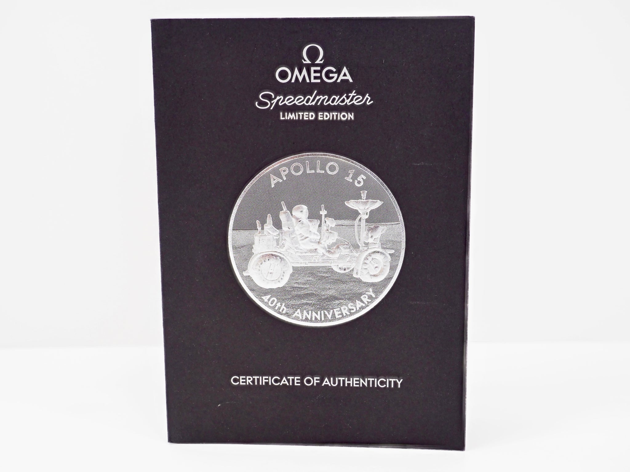 Omega Speedmaster Apollo 15 40th Anniversary Certificate 1603/1971